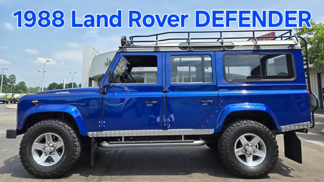 1988 Land Rover Defender 110 (Frame Off Restoration) - YouTube