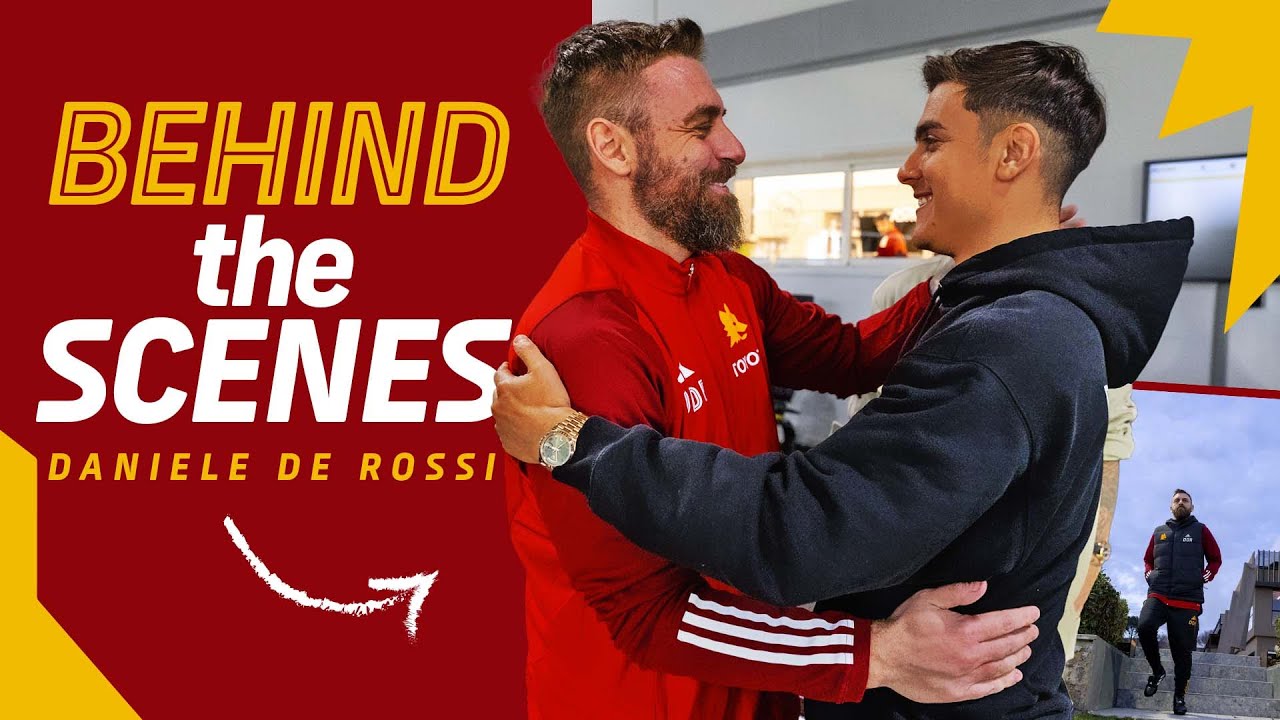 💛 ️ LE PRIME ORE DI DANIELE DE ROSSI DA ALLENATORE DELLA ROMA | BEHIND ...