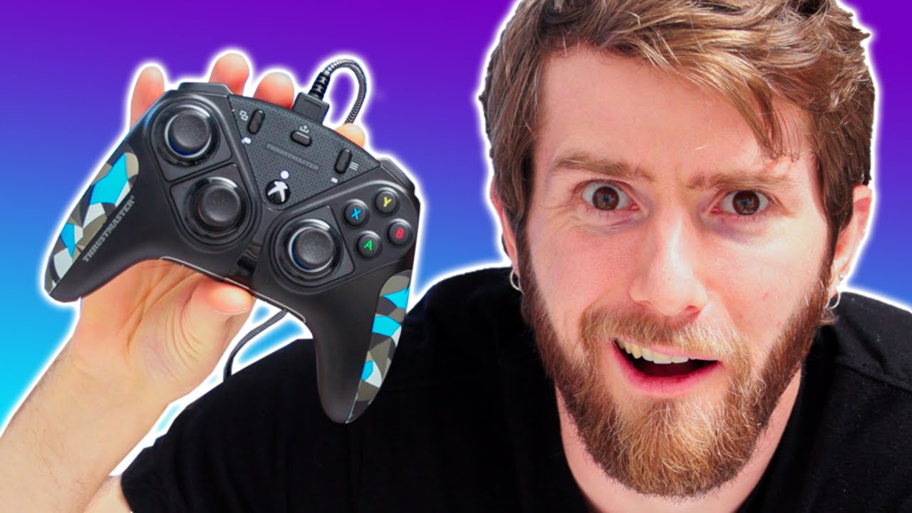 THREE analog sticks??? - Thrustmaster eSwap X Pro Controller - YouTube