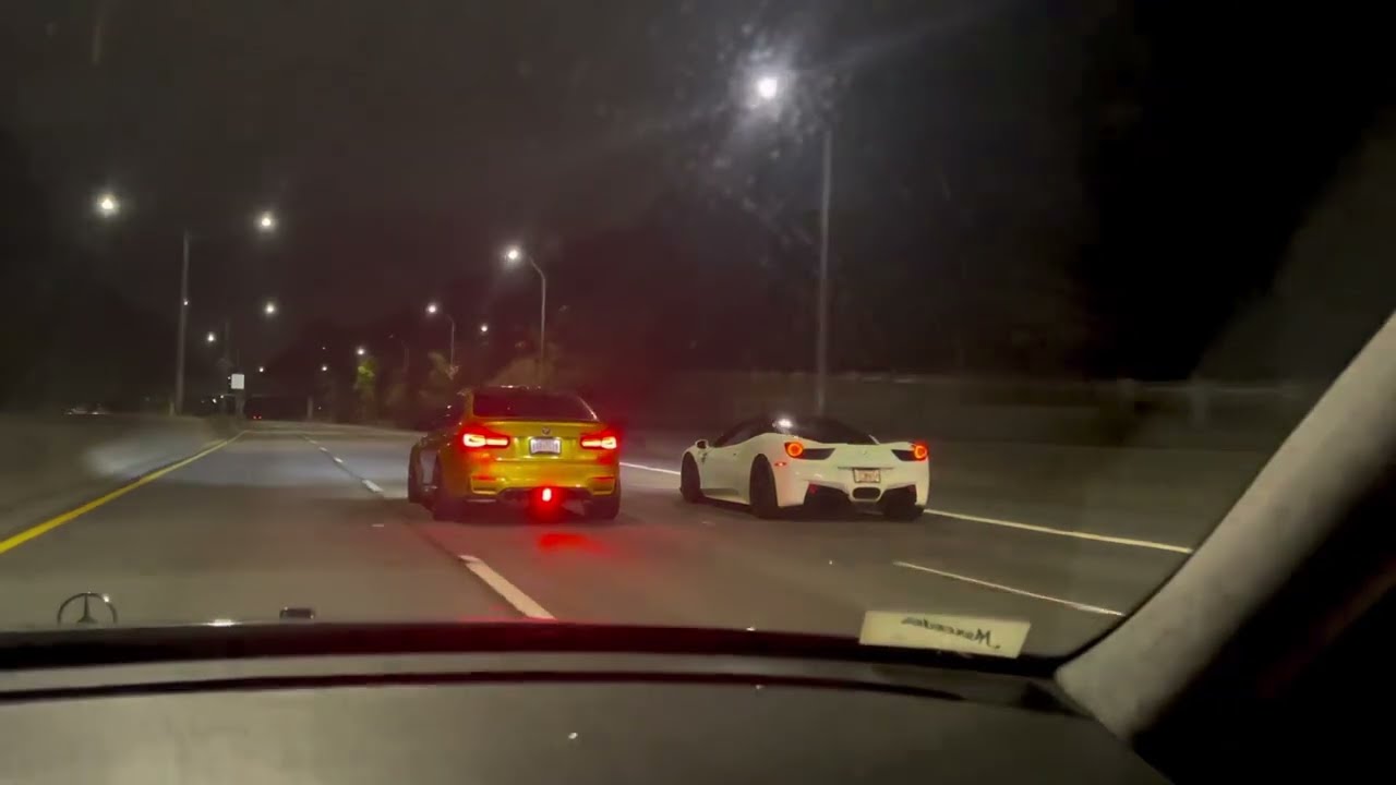BMW F80 M3 vs Ferrari 458 Italia - YouTube