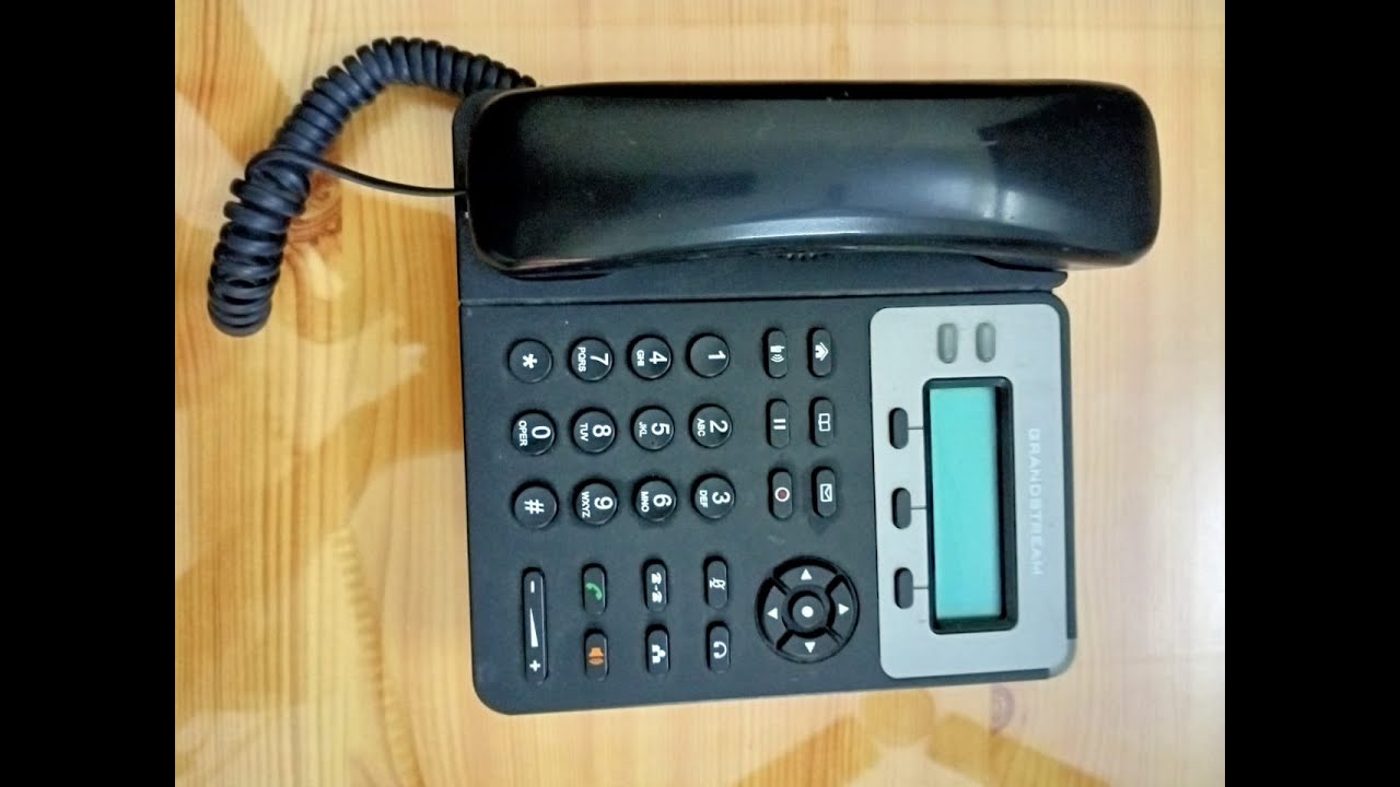 IP Phone Grand Stream GXP-1615 for Time Setting || Time setting GXP ...