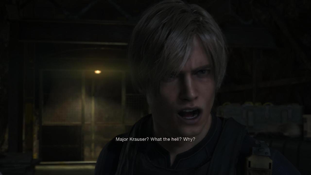 Resident Evil 4 Remake - Krauser Boss 1 & Luis Death - YouTube