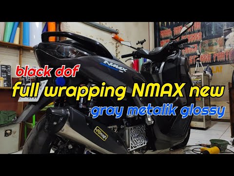 The new Yamaha NMAX is wrapped in a glossy metallic gray color👍💯 - YouTube