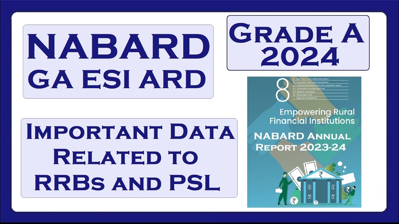 NABARD Annual Report Chapter No.8 Rural Financial Intuitions! - YouTube