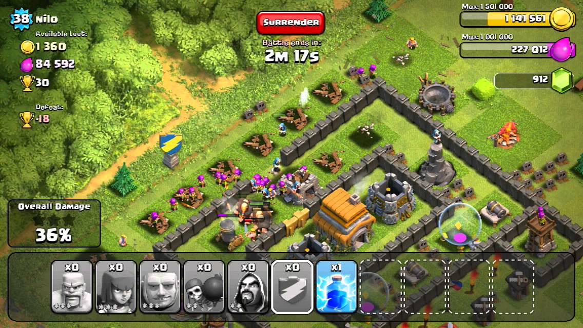 Clash of clans Epic raid. - YouTube