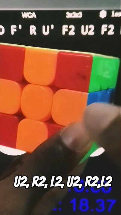 How To Make Plus Minus Pattern on Rubik's Cube | Rubiks cube Patterns ...