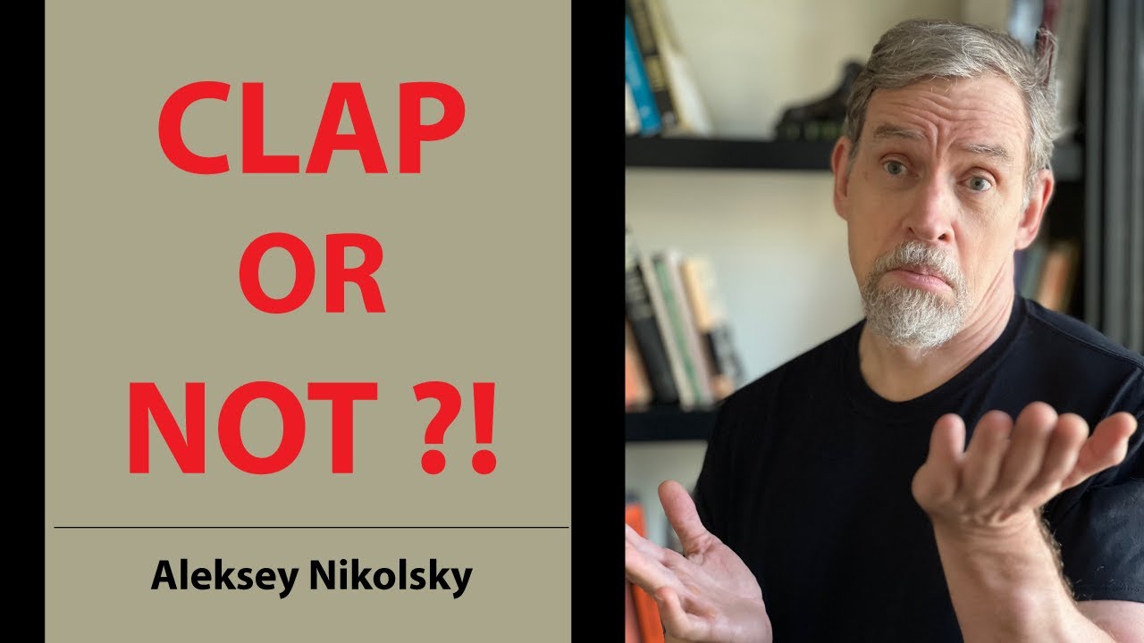 To Clap or Not to Clap? The meaning of applause - YouTube