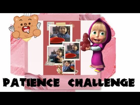 PATIENCE challenge with my two year old daughter Tenshi || try with ...