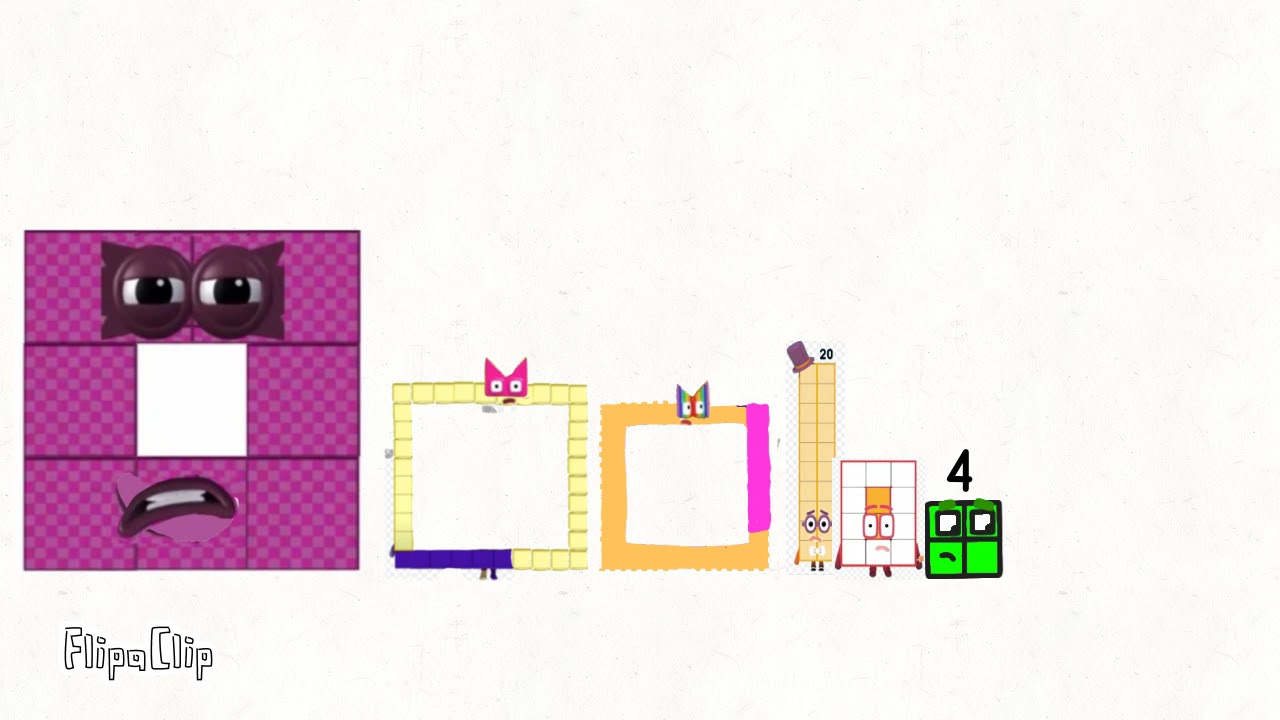 Numberblocks 900 square sneeze - YouTube