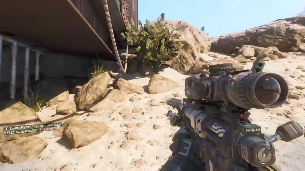 Call of Duty Black ops 3 Fringe Sniping Spots - YouTube
