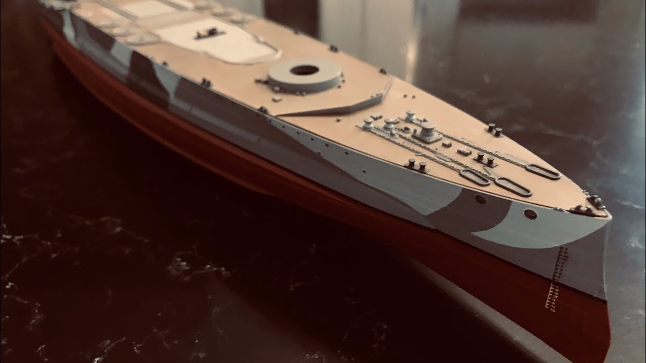 HMS Queen Elizabeth 1943 RC 1/350 scale model. Part 2 - YouTube