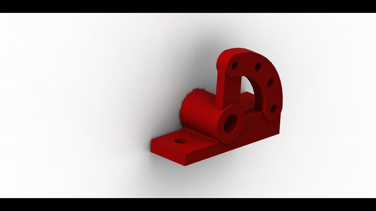 How To Draw An 3D Object in CREO 4.0 [ Design No. 1] & How to save an ...