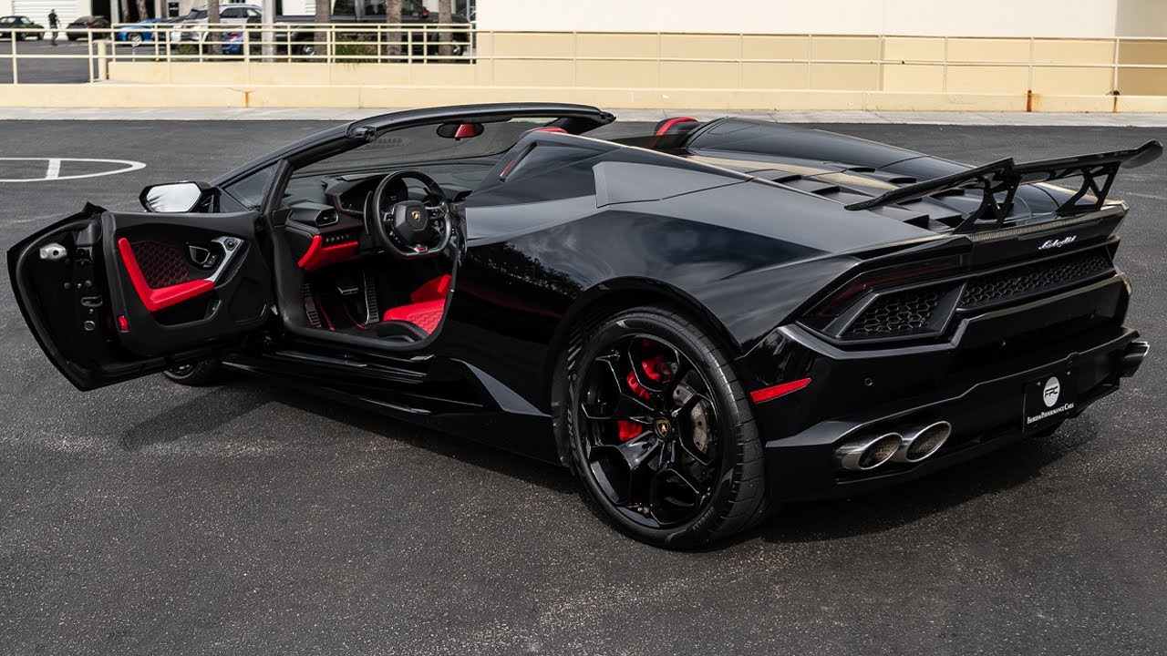 [4K] 2017 Lamborghini Huracan LP 580-2 Spyder w/ Sportivo Bicolor ...