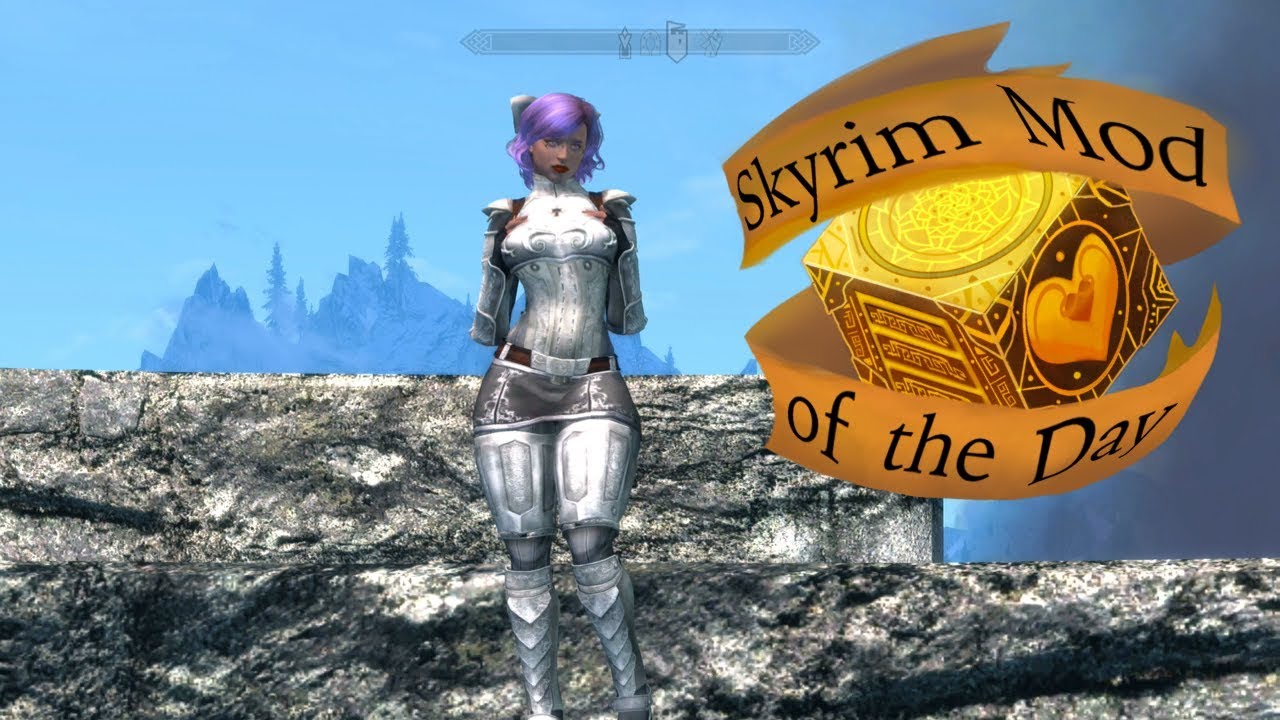 Skyrim Mod of the day: Siren Eisen Armor - YouTube
