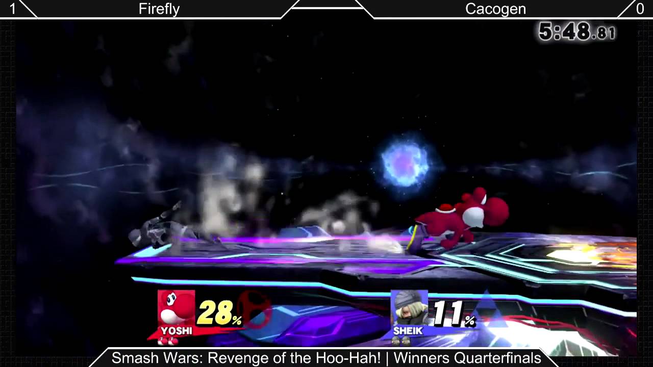 [Sm4sh|Smash Wars 1] Winners Quarterfinals: Firefly (Yoshi) VS Cacogen ...