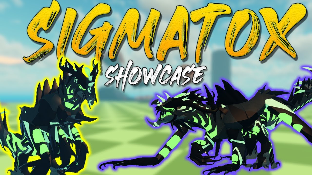 SIGMATOX SHOWCASE | TESTER CREATURE | CREATURES OF SONARIA - YouTube