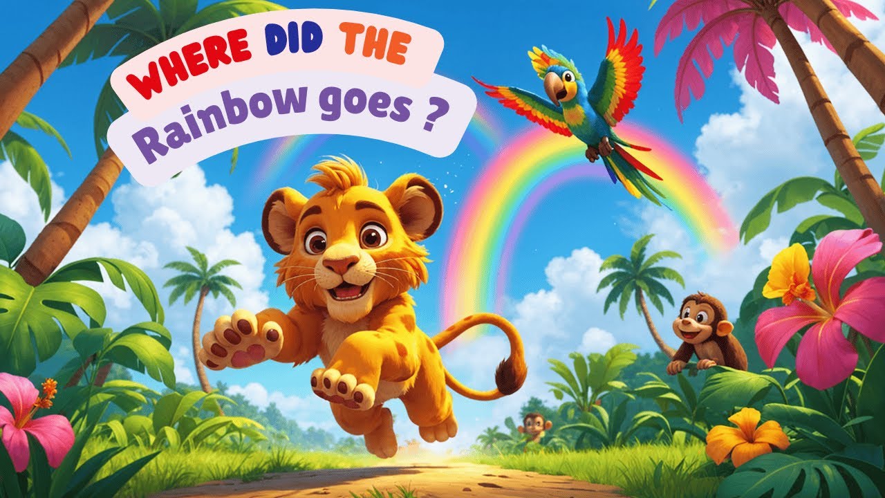 Where Did the Rainbow Go? Leo’s Big Adventure | Animated Kids Story ...