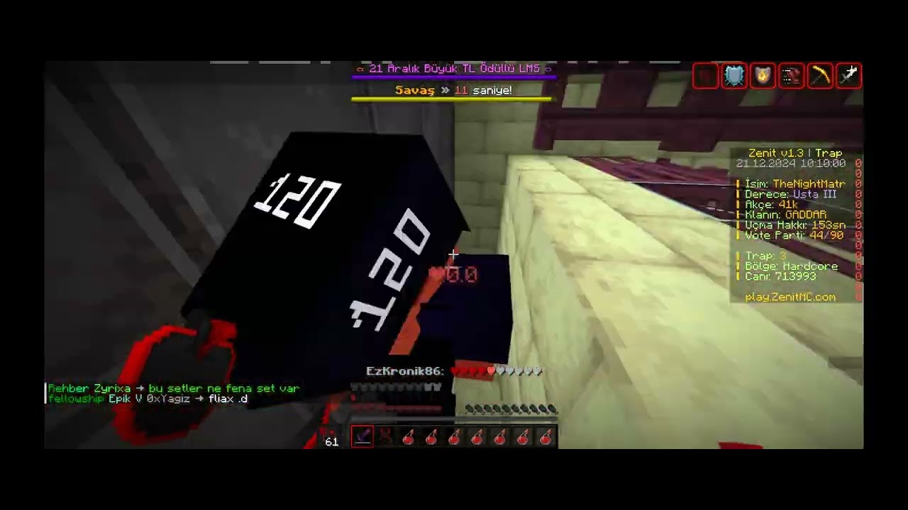 zenitmc adam kesme & trap basma - YouTube