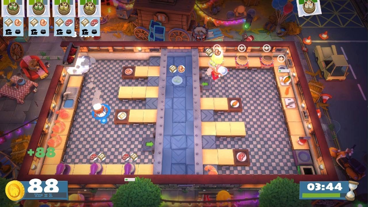 Overcooked! All You Can Eat_Carnival of Chaos Kevin-1 4 Stars (2-player ...