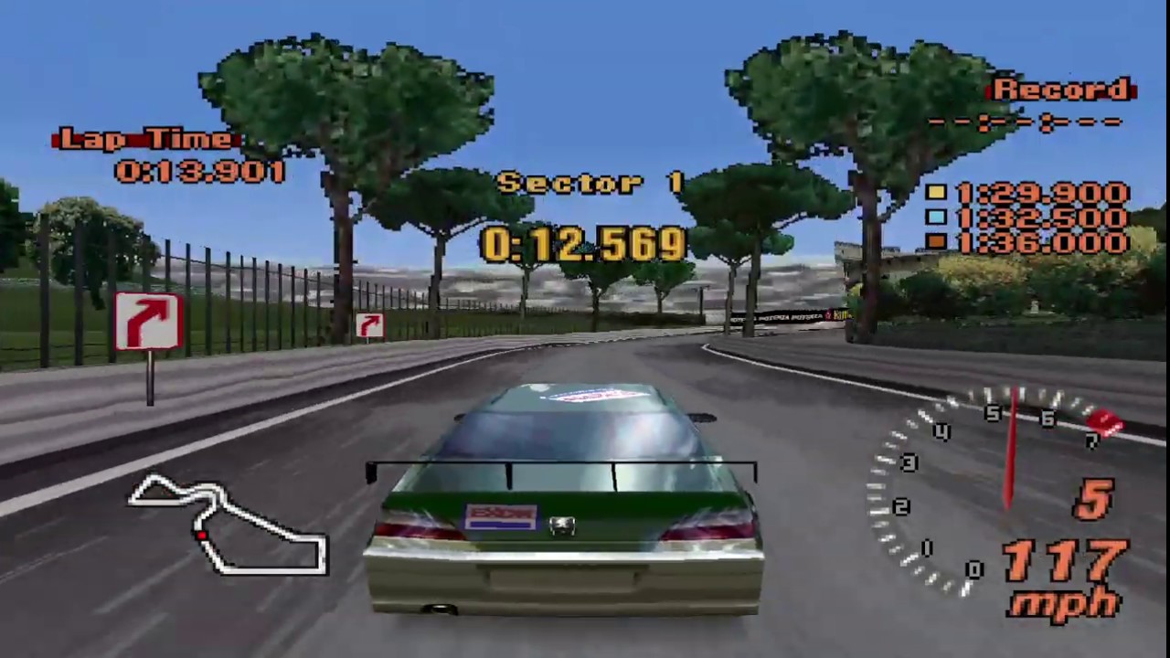 Gran Turismo 2 Gameplay Rome Circuit Full Corse - License - YouTube