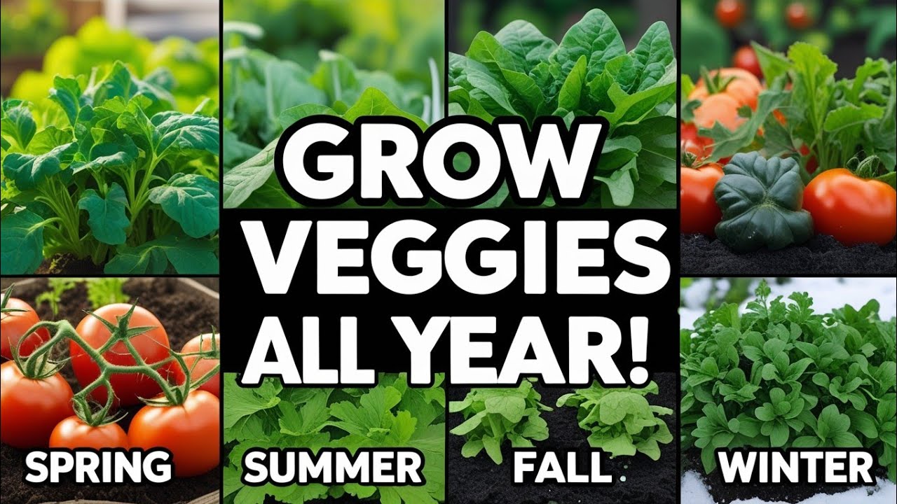 🌿 Master Year-Round Vegetable Gardening! Grow Fresh Veggies 365 Days ...