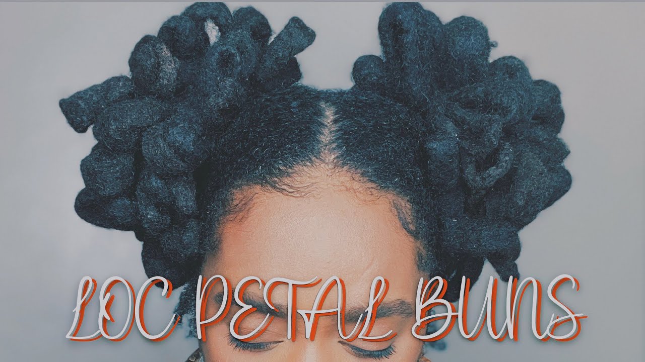 Loc Petal Buns - YouTube