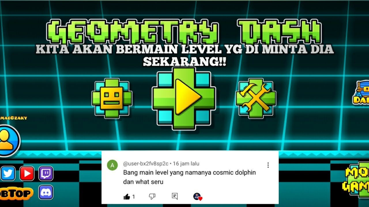 KITA BERMAIN LEVEL YG DI REQUEST SAMA SUBSCRIBER KITA LAGI!! | GEOMETRY ...