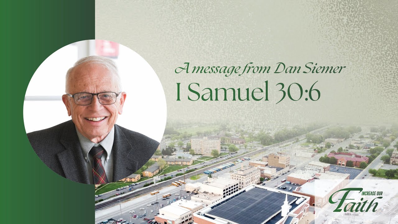 I Samuel 30:6 - Dan Siemer - Wednesday Evening, December 24, 2025 - YouTube
