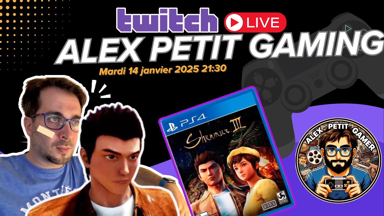 🟡 ALEX PETIT GAMING : SHENMUE 3 (MODE MUET :D) - YouTube