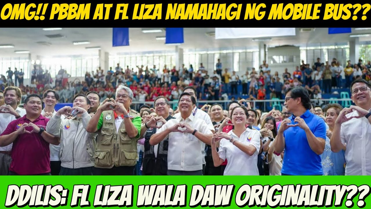 GRABE!! PBBM AT FL LIZA ITO PALA ANG TOTOONG PLANO ?? MOBILE BUS PARA ...