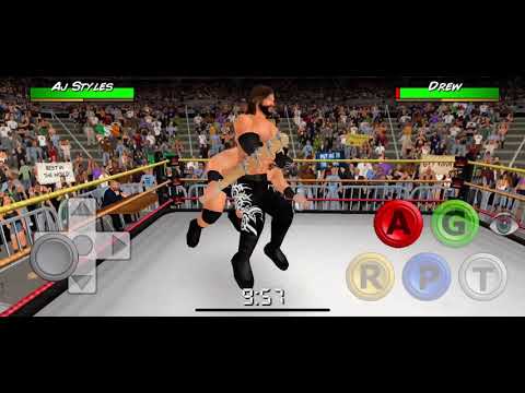 Wrestling Empire hardcore MyCareer| Drew McIntyre vs Aj Styles # ...