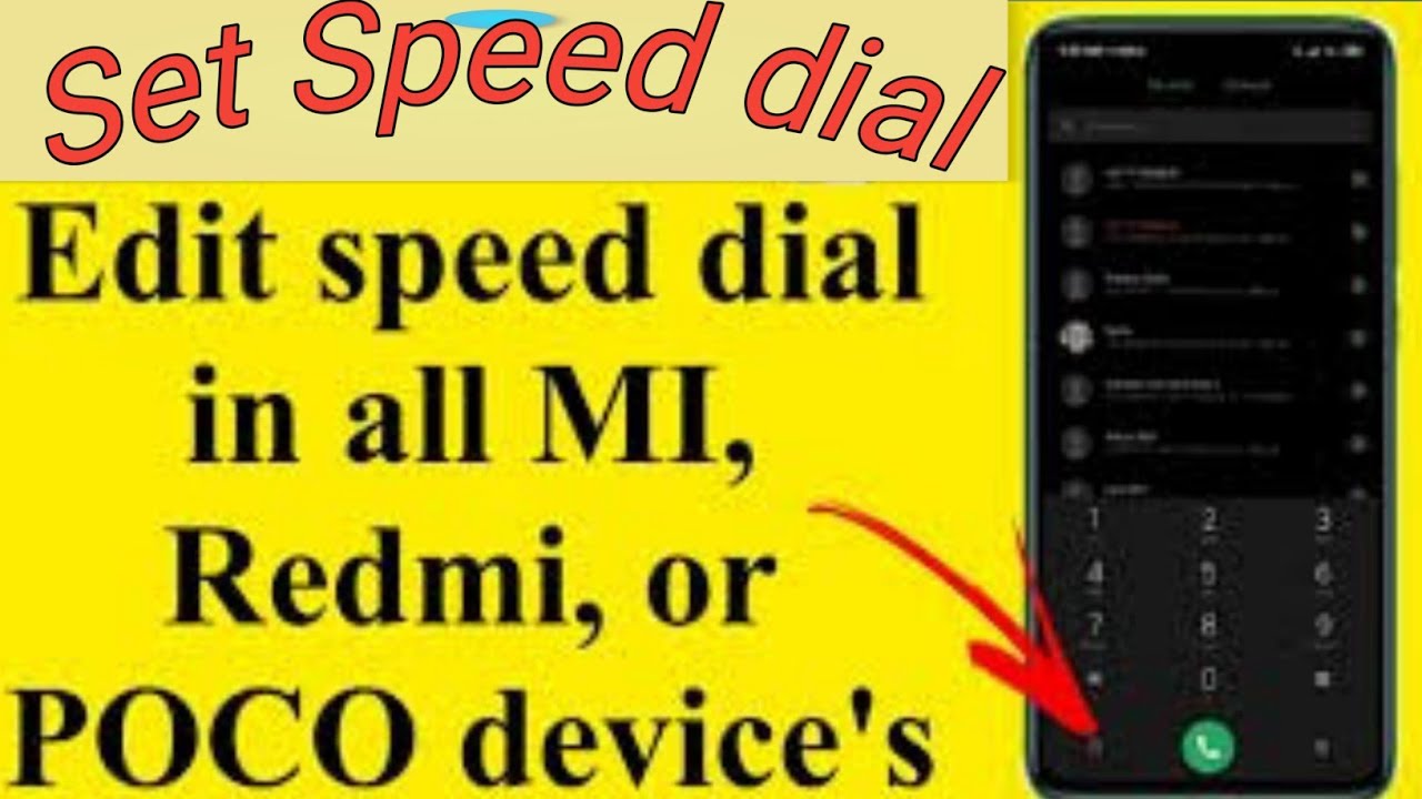 How To Set Speed Dial In Redmi Phone Set Speed Dial In Xiaomi Redmi Phones Assign Quick Dial How To Set Speed Dial In Redmi Phone Set Speed Dial In Xiaomi Redmi Phones Assign Quick Dial