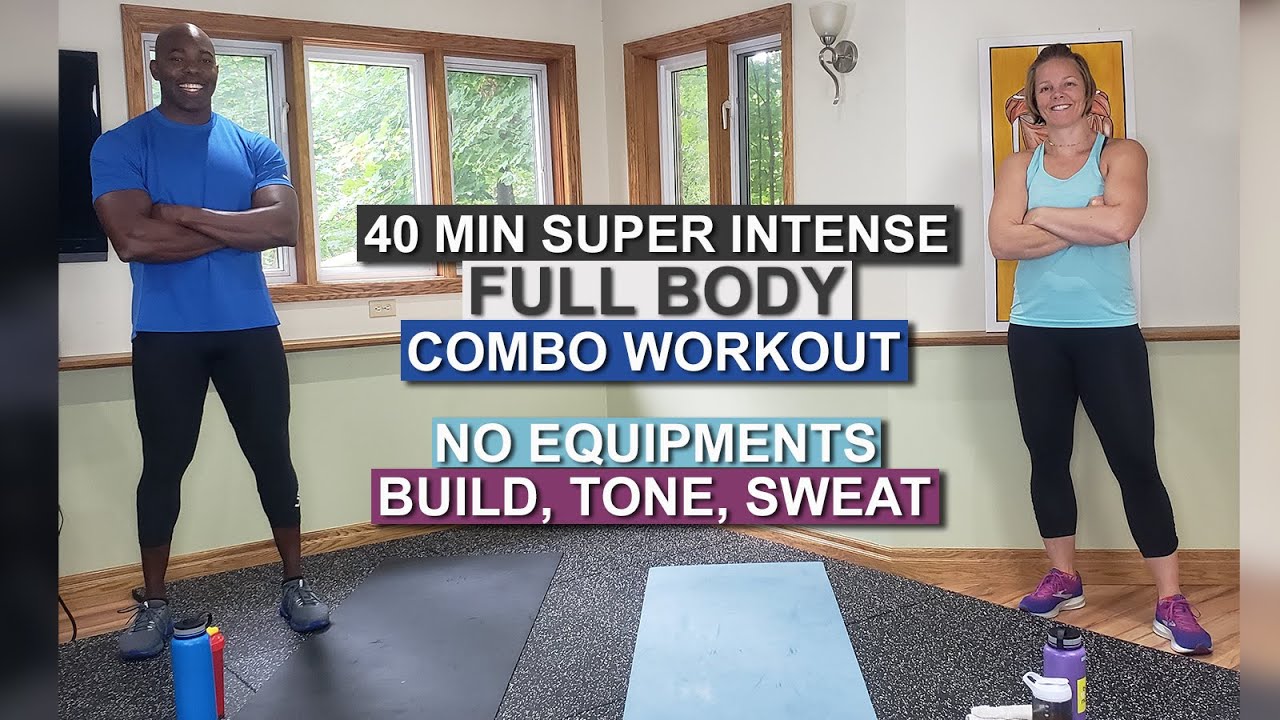40 MIN SUPER INTENSE COMBO WORKOUT | No Equipment | Christian Hiit ...