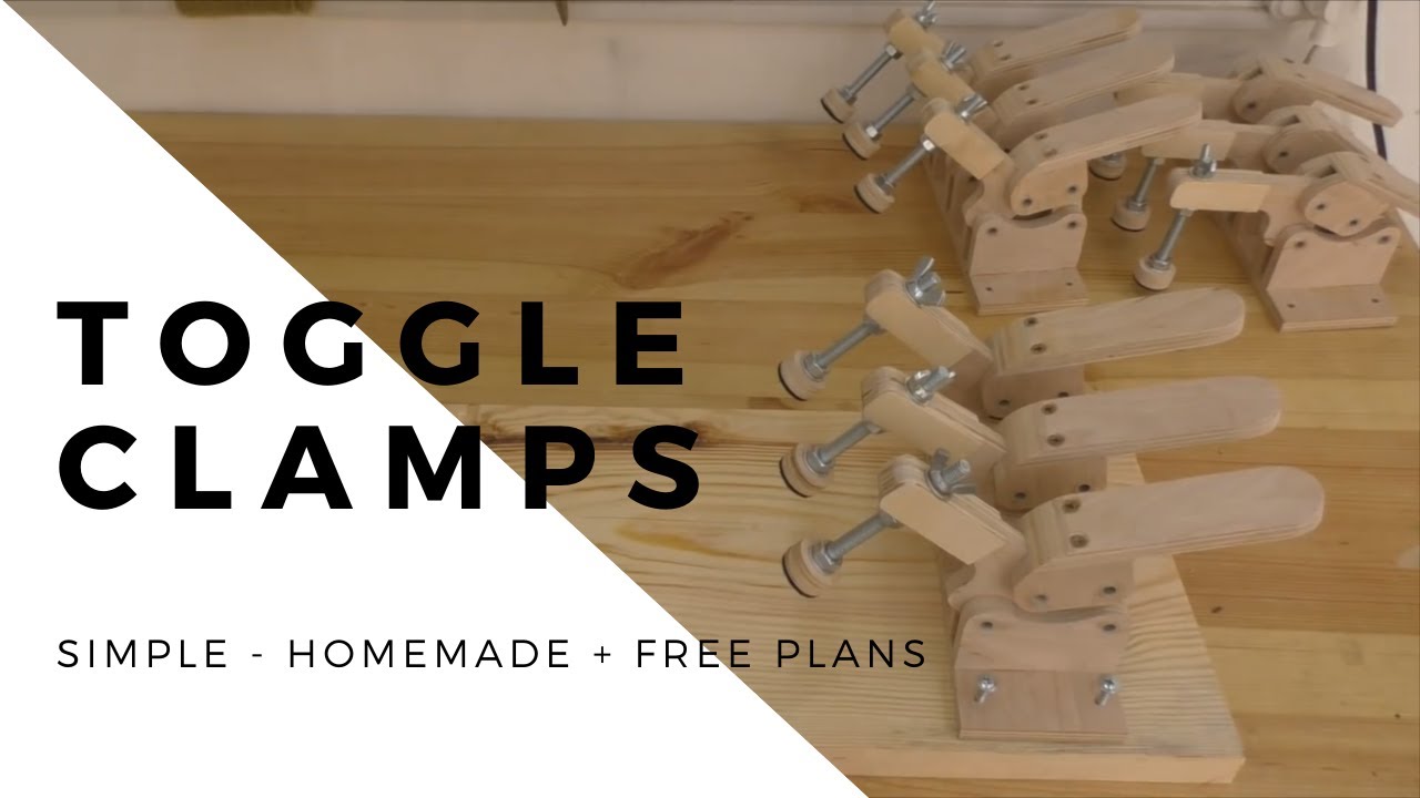 Simple DIY Toggle Clamps - Woodworking Plans - YouTube