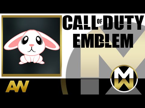 COD Advanced Warfare Emblem Tutorial - Bunny - YouTube