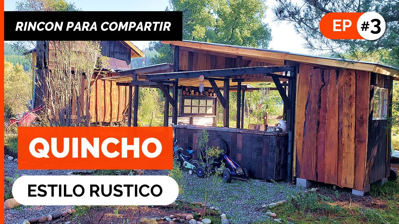 PROYECTO QUINCHO RÚSTICO! 🔥🍺 (bar y fogón incluido) Rincón techado para ...