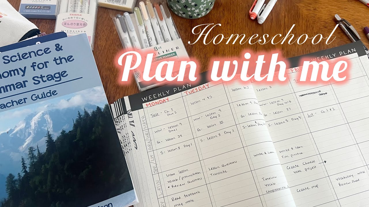 Homeschool- Lesson Plan the Coming Week With Me! Second Grade Subjects ...