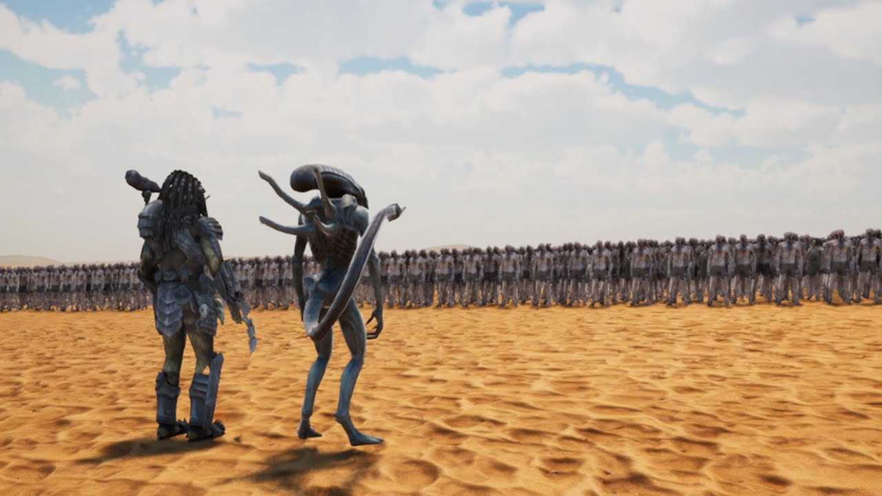 Alien & Predator vs 1 MILLION Zombies! - Hero Testing | Ultimate Epic ...