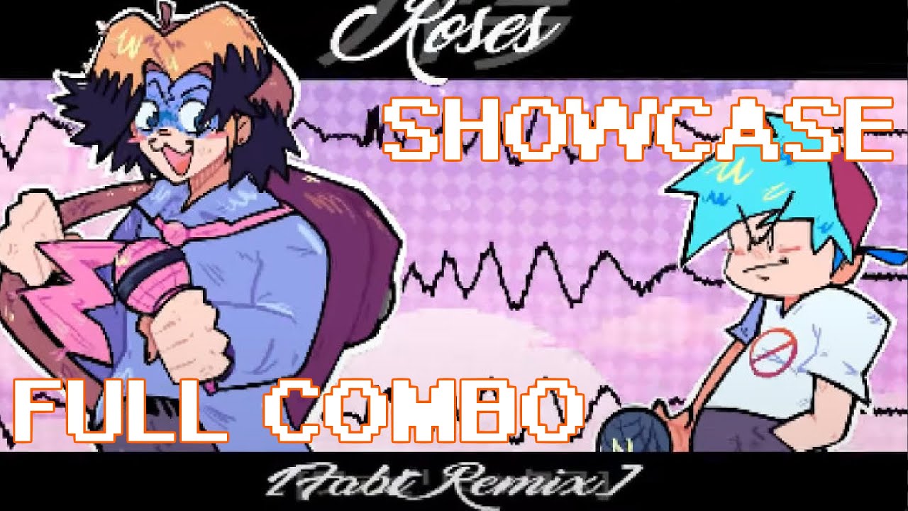 ROSES FABICHOLAS REMIX CHARTED Mod Showcase | Full Combo (Hard) | FNF ...