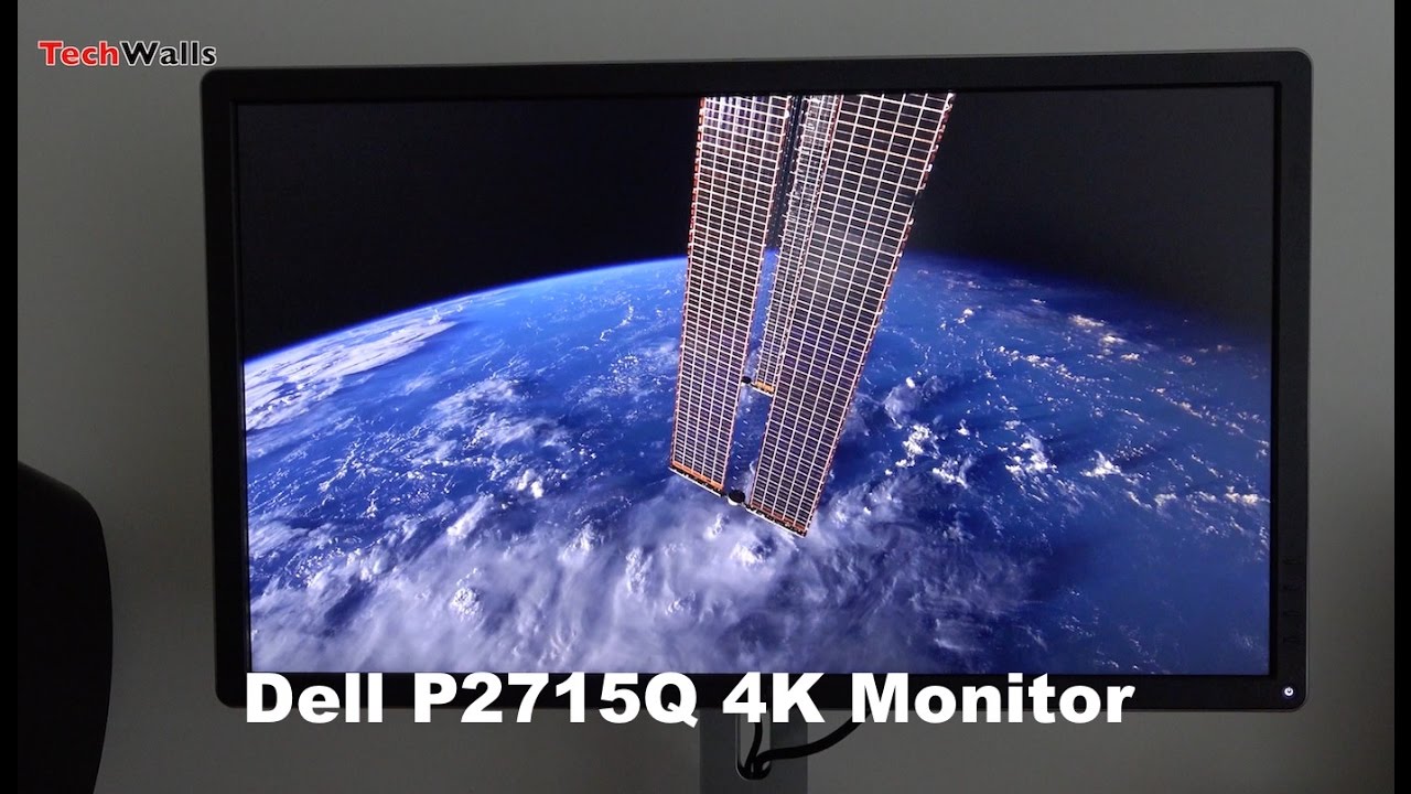 Dell P2715Q 27" 4K Monitor - Close-up Image Quality - YouTube