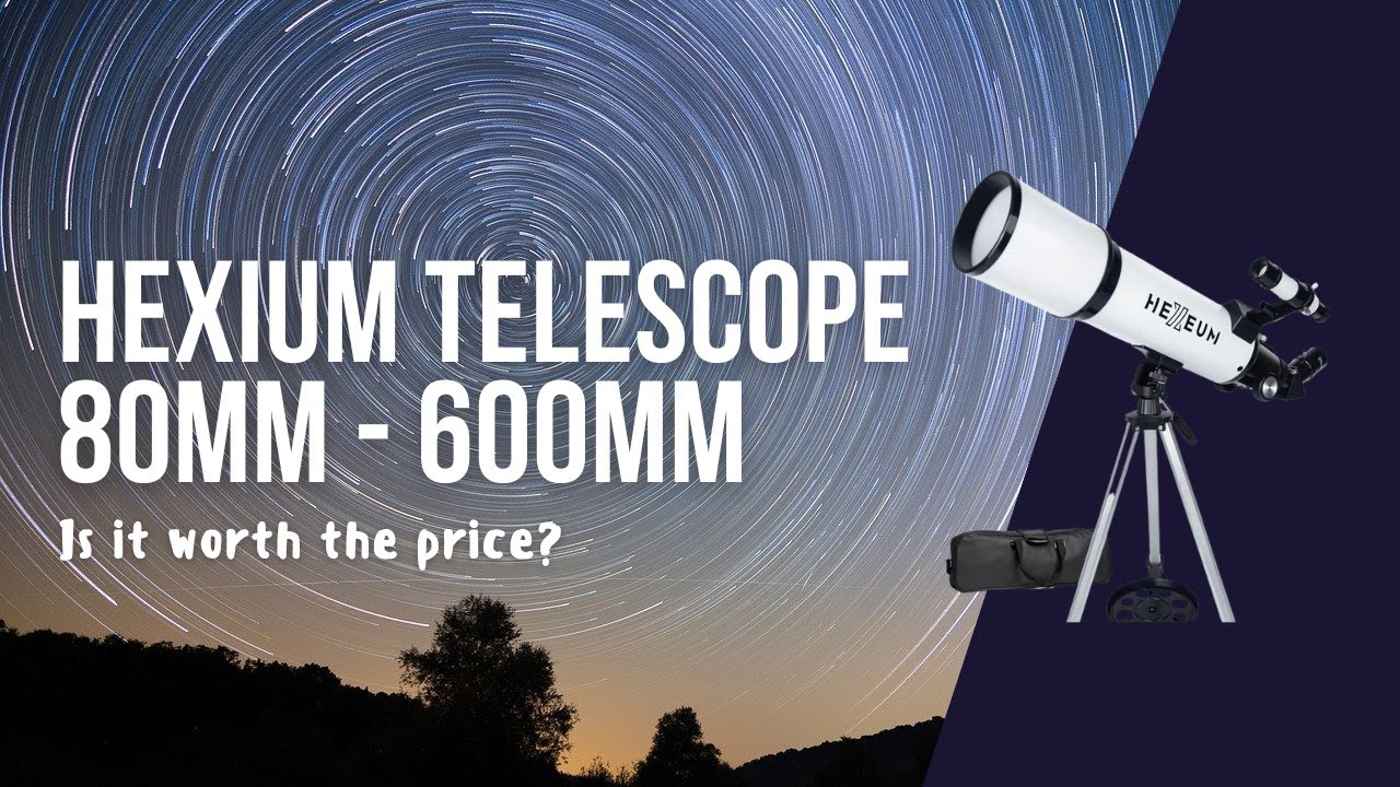 Hexium Telescope 80mm - 600mm Review - Watch Before Buying! - YouTube