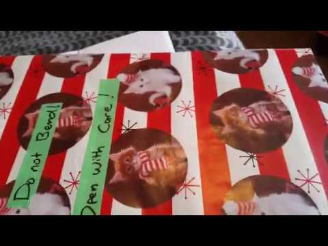big beautiful brown birthday box - YouTube