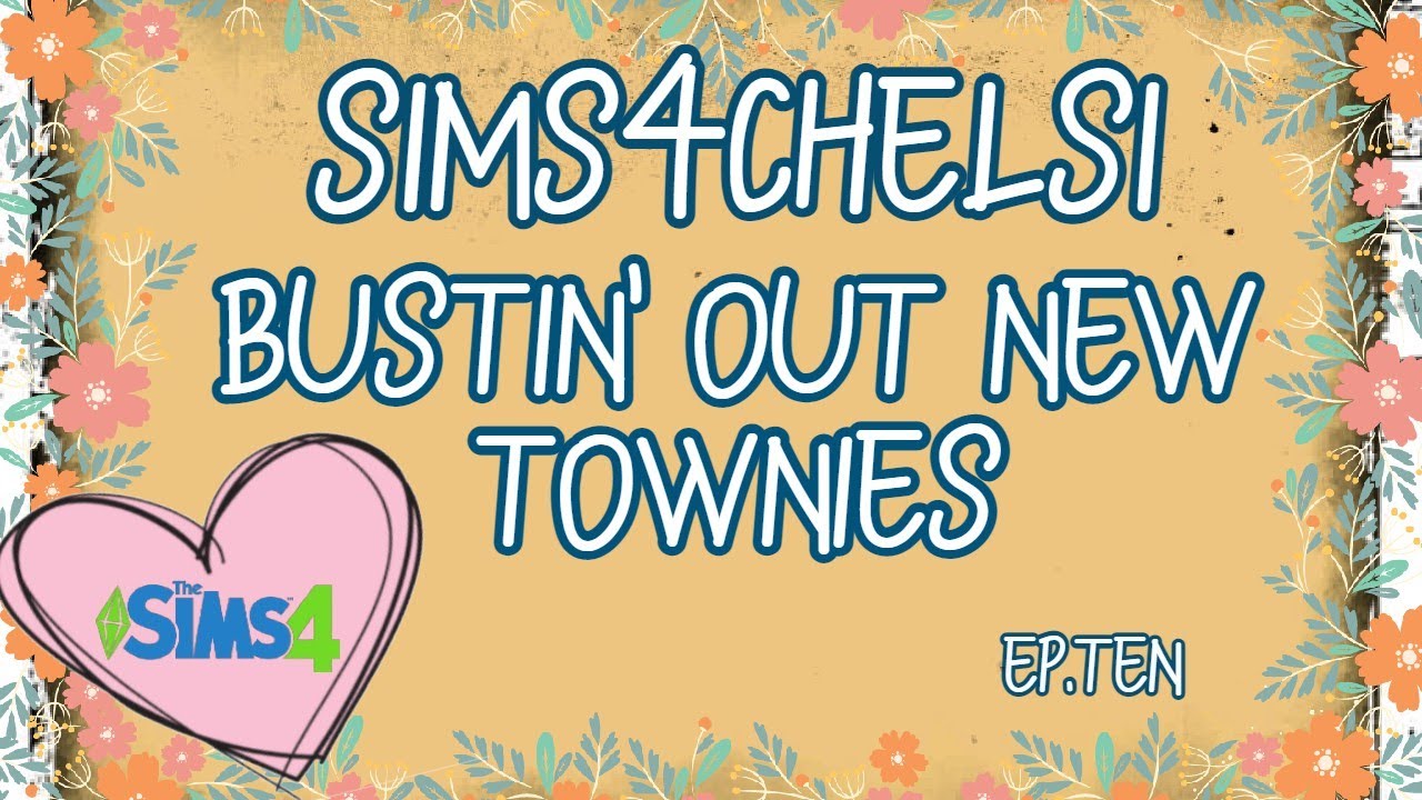 Adding townies to my game for my new Let's Play! (Coming Soon!) - YouTube