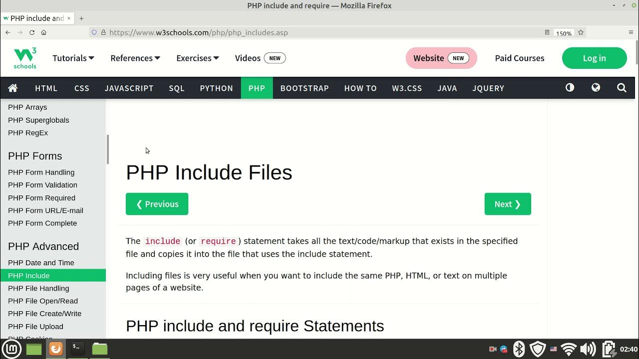PHP03- My first PHP website - YouTube