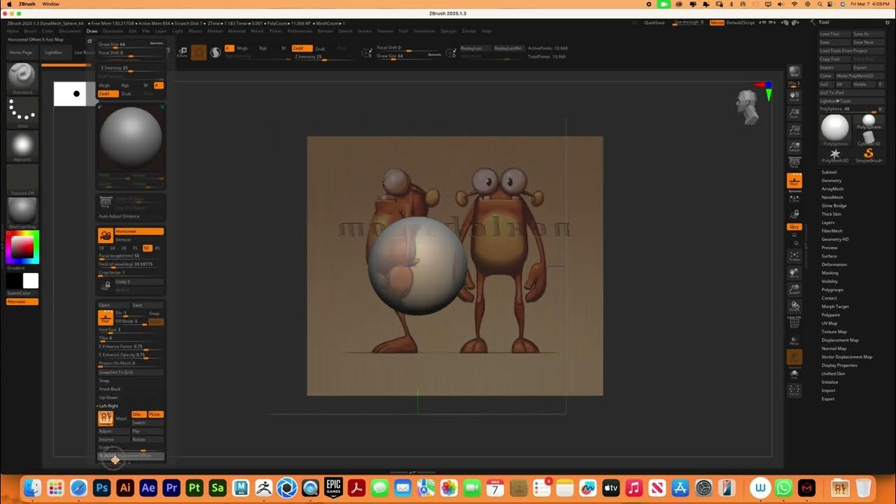 3D Orange Monster Tutorial Pt 1 - YouTube
