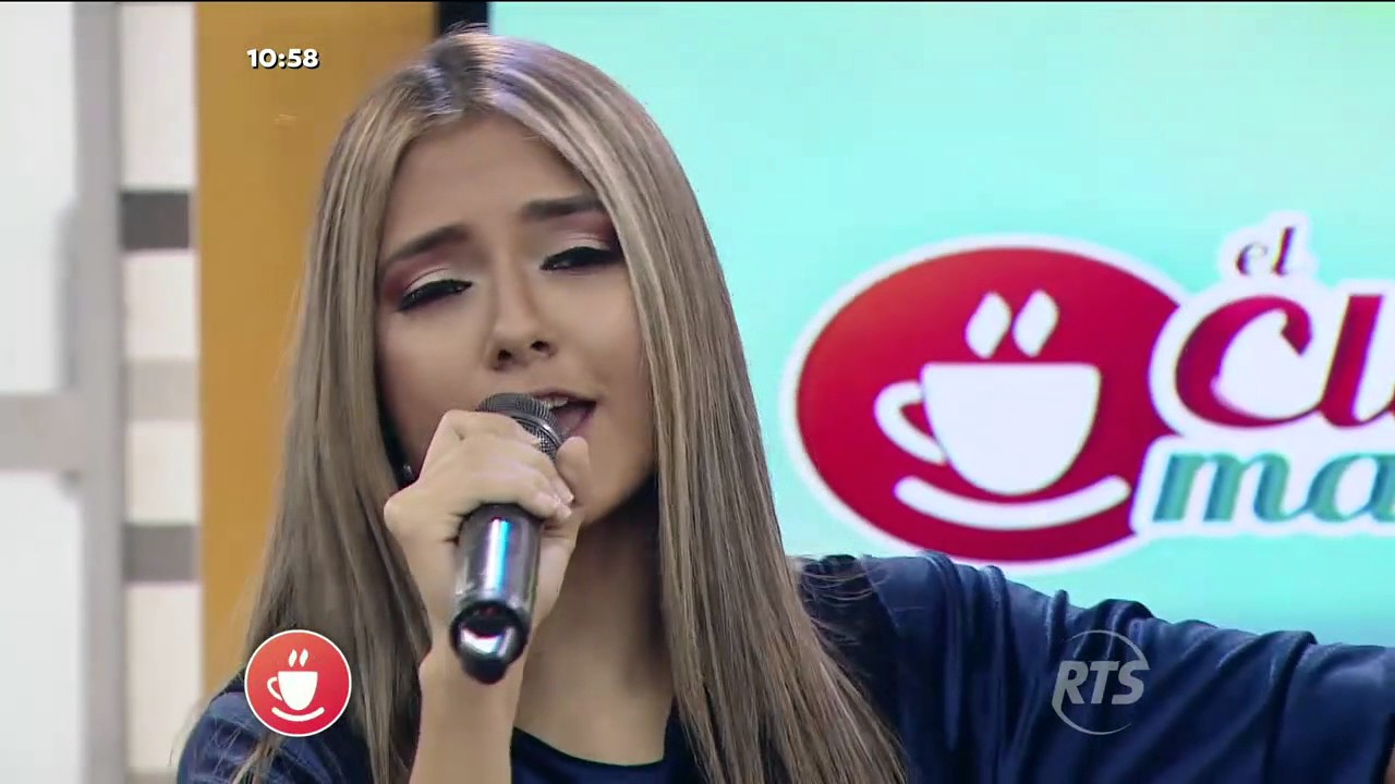 Daniela Mora se presenta en El Club de la Mañana - YouTube