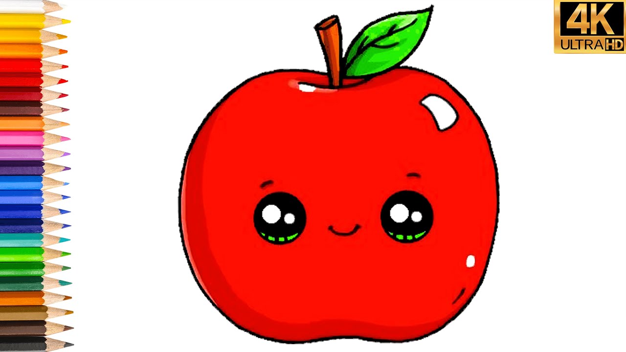 Como Dibujar Una Manzana Paso A Paso Dibujos Para Dibujar Kawaii | Porn ...