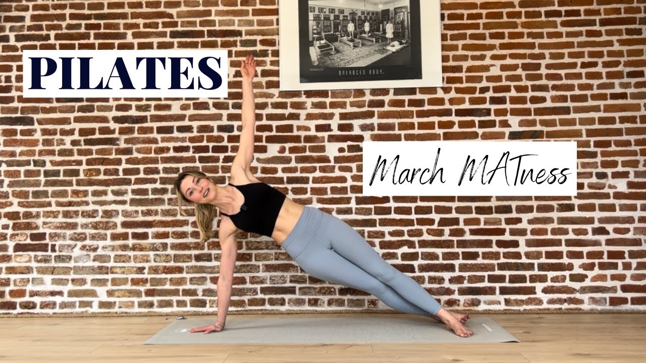 PILATES - March MATness #4 - les exercices en mise en charge - YouTube