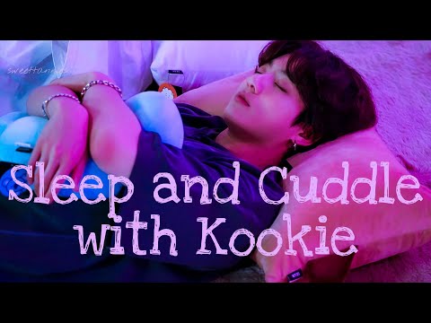 [JK ASMR] Sleeping and cuddling with Jungkook on a rainy night 🌧💤 + kisses (1 hour)