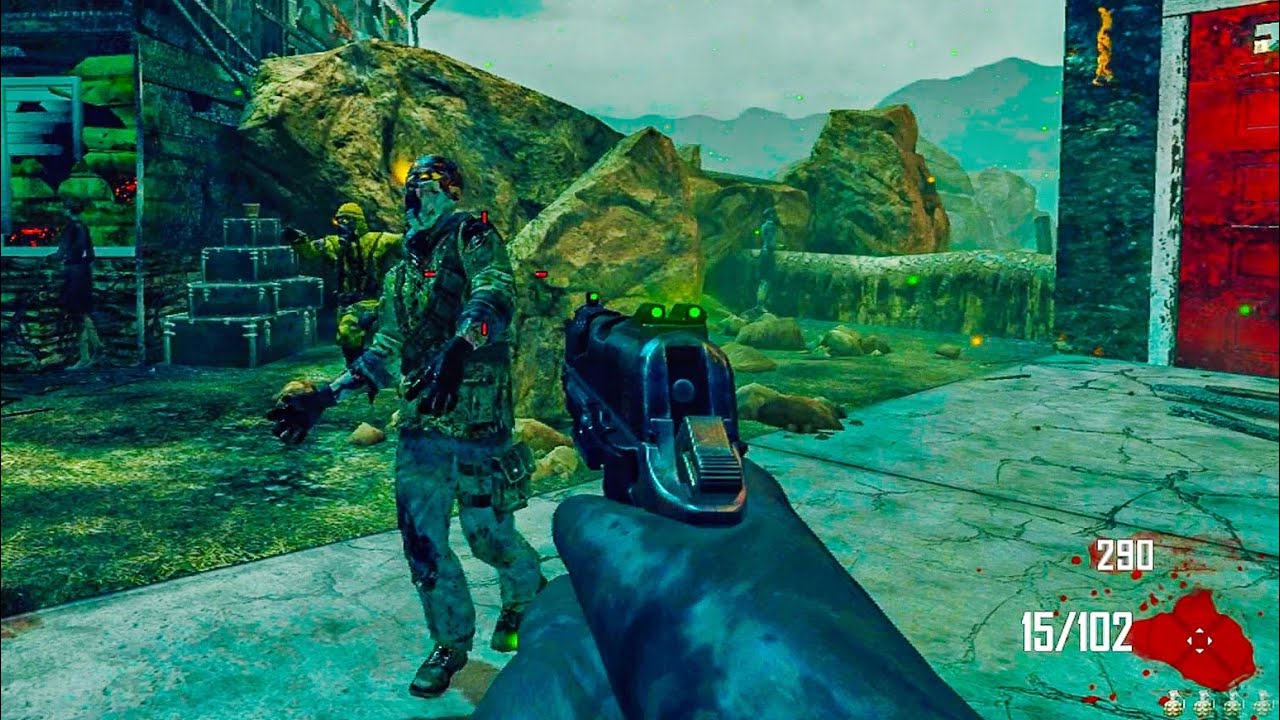 BLACK OPS 2 ZOMBIES: NUKETOWN GAMEPLAY! (NO COMMENTARY) - YouTube
